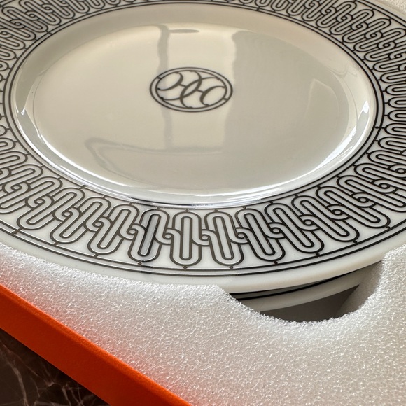 Hermes | Dining | Hermes H Deco Plates | Poshmark